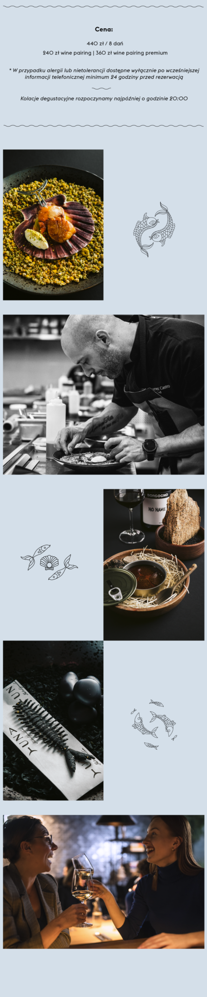 Niezapomniane doświadczenie w restauracji Tuna: menu degustacyjne i ...