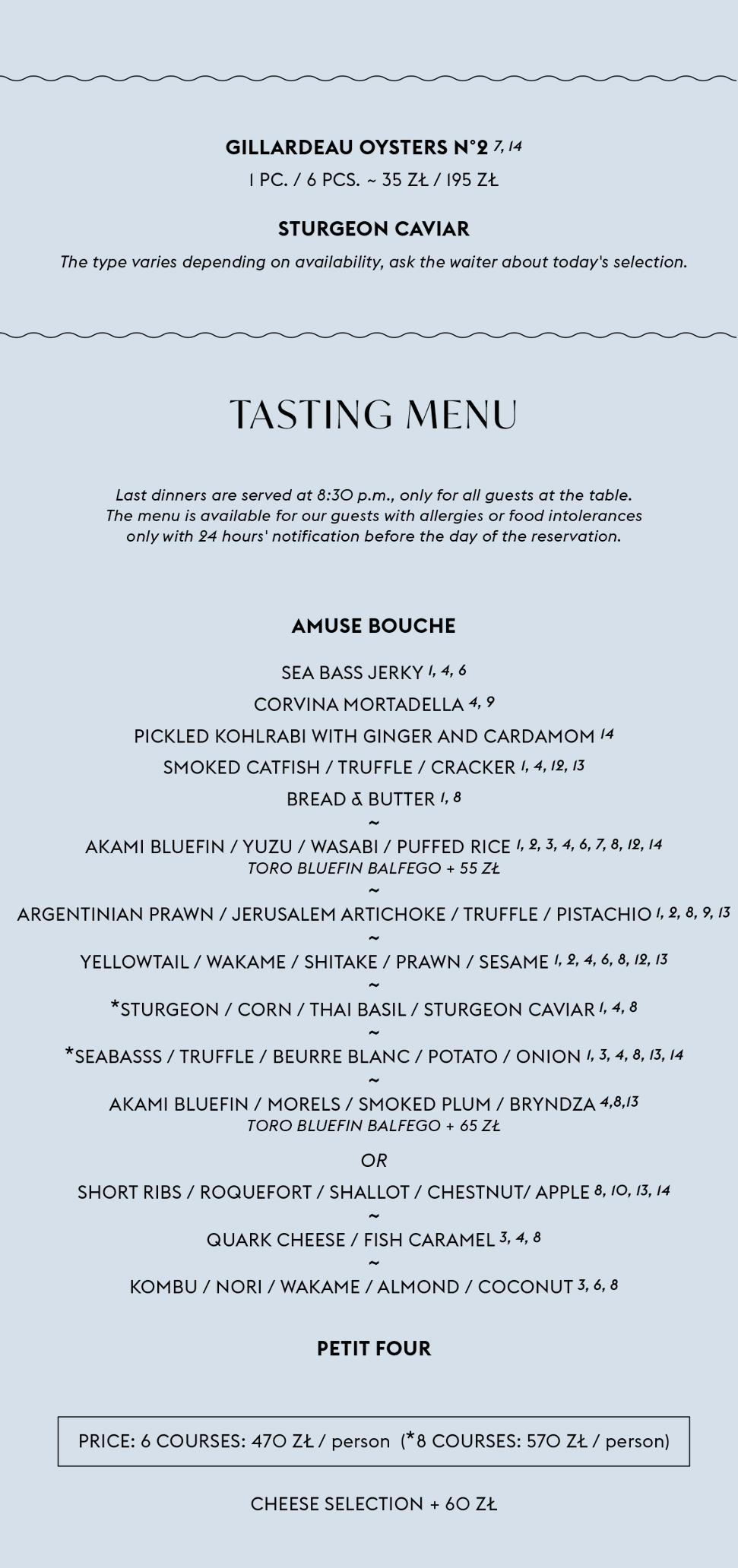 Revelatory Experience at Tuna Restaurant: Tasting Menus and À la Carte ...
